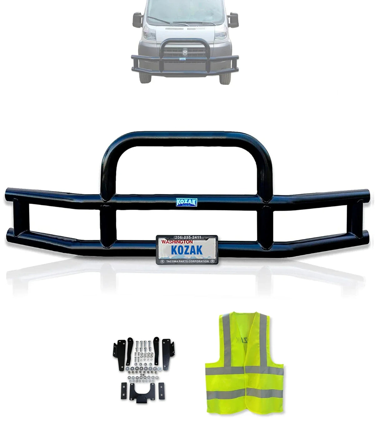 3" Grille Guard 2014+ Dodge ProMaster | Kozak Parts